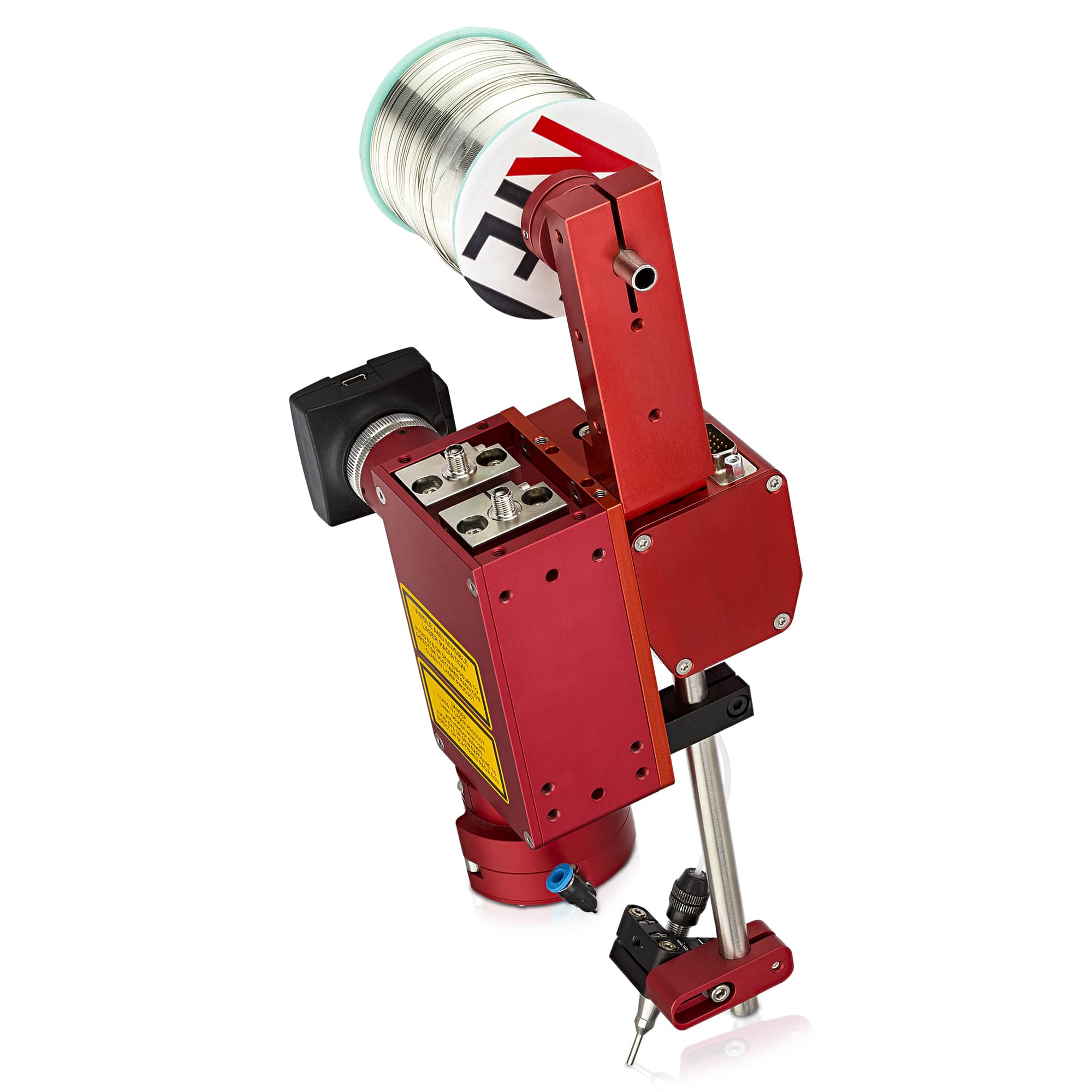 LH103 - Mini laser process head for laser soldering with wire feeder ...